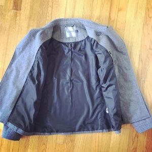 Topman | Jackets & Coats | Topman Woolblend Heather Gray Peacoat Brand ...